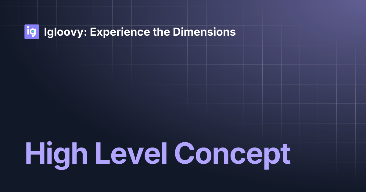 High Level Concept | Igloovy: Experience the Dimensions